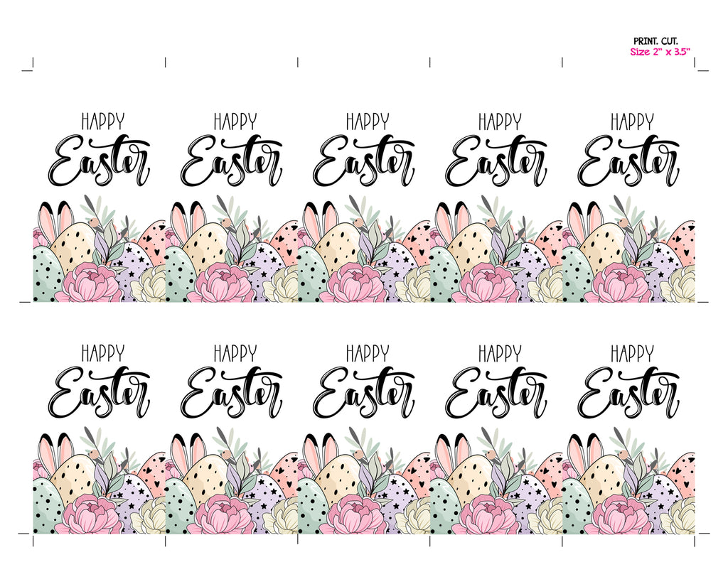 Happy Easter Favor Tags - Easter Basket Gift Tags – CraftyKizzy