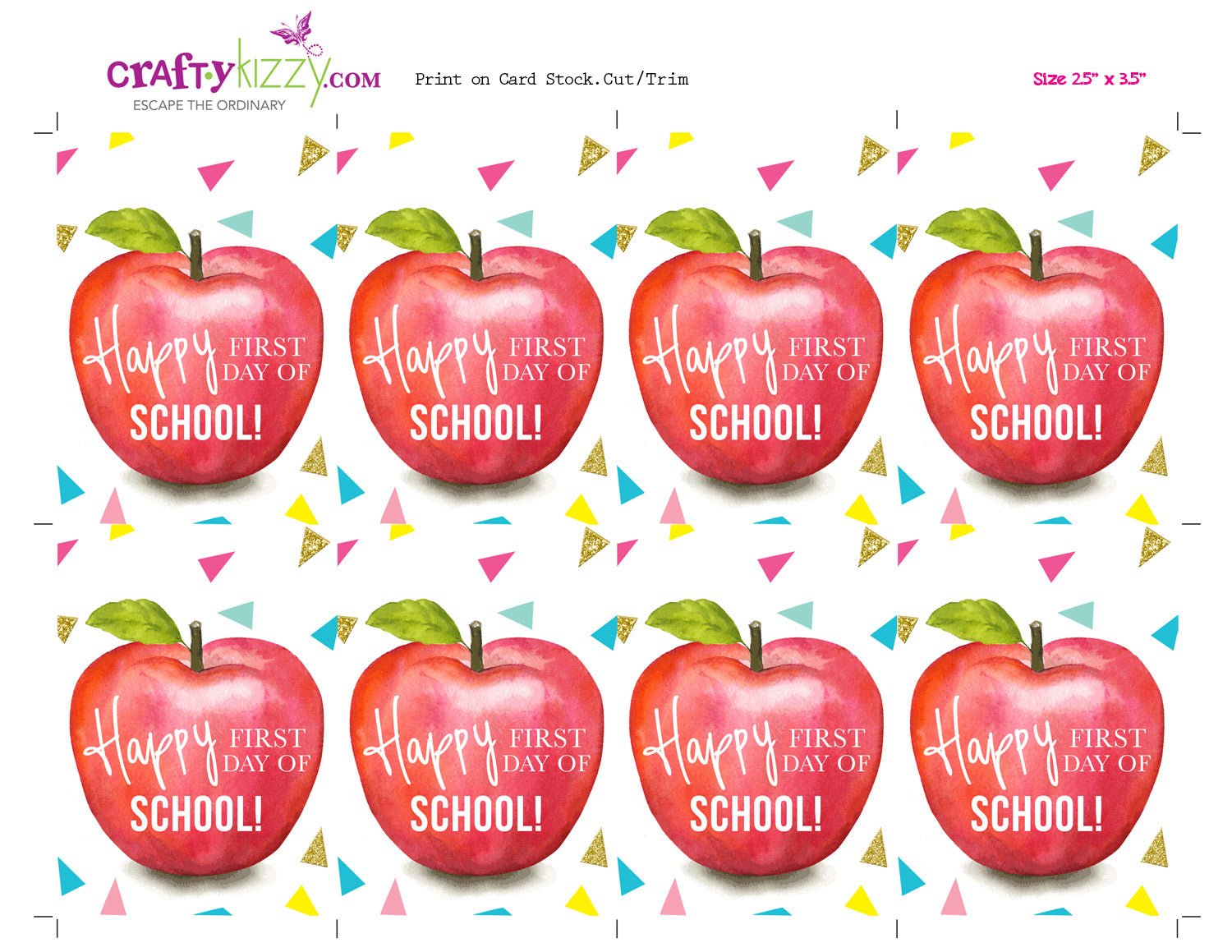 Happy First Day Of School Tag Printable First Day Of School Tags happy-first-day-of-school-tag-printable-first-day-of-school-tags