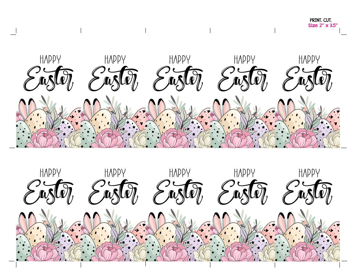 Happy Easter Favor Tags - Easter Basket Gift Tags – CraftyKizzy